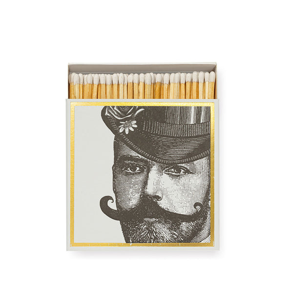 Square Matchbox 'His Face' – Blacks of Sopwell