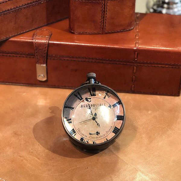 Library Large Paperweight Clock – Blacks of Sopwell