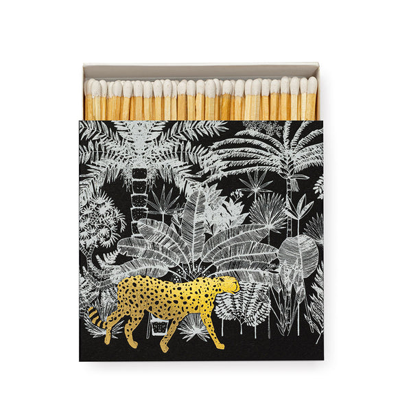 Square Cheetah Matchbox - Black – Blacks of Sopwell