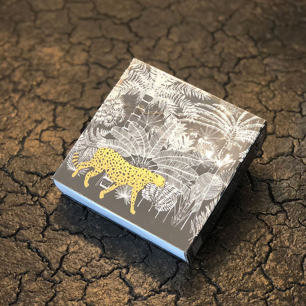 Square Cheetah Matchbox - Black – Blacks of Sopwell