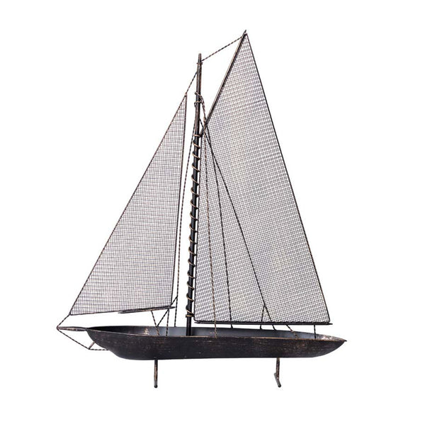 Metal Sailing Boat Sculpture – Blacks of Sopwell