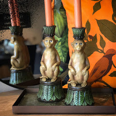 Monkey Safari Candlestick – Blacks of Sopwell